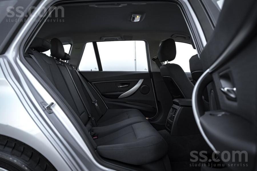 Grey BMW 318 2014 in Riga, with an engine capacity of 2.00 L and mileage of 214 thousand km for 7490 €, photo 13 on AUTOMOTO.COM.LV