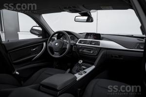 Grey BMW 318 2014 in Riga, with an engine capacity of 2.00 L and mileage of 214 thousand km for 7490 €, photo 15 on AUTOMOTO.COM.LV
