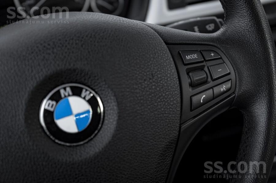 Grey BMW 318 2014 in Riga, with an engine capacity of 2.00 L and mileage of 214 thousand km for 7490 €, photo 21 on AUTOMOTO.COM.LV