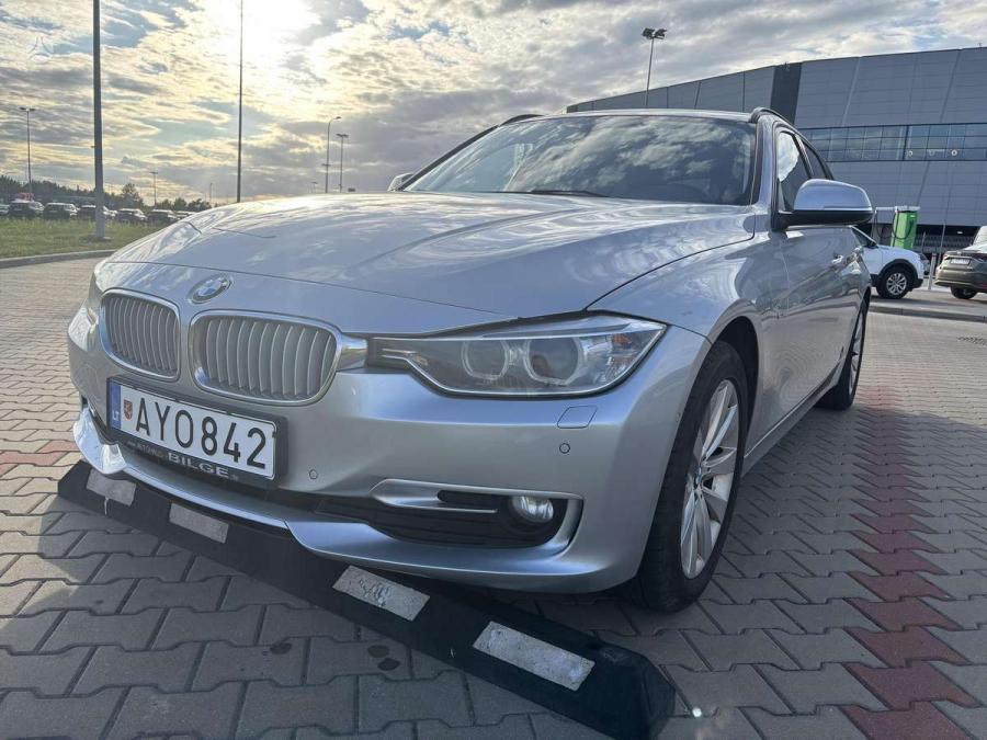 Grey BMW 318 2014 in Vilnius, with an engine capacity of 2.00 L and mileage of 344 thousand km for 7700 €, photo 3 on AUTOMOTO.COM.LV