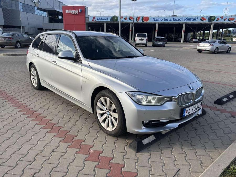 Grey BMW 318 2014 in Vilnius, with an engine capacity of 2.00 L and mileage of 344 thousand km for 7700 €, photo 6 on AUTOMOTO.COM.LV