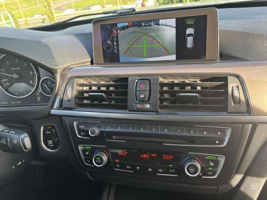 Grey BMW 318 2014 in Vilnius, with an engine capacity of 2.00 L and mileage of 344 thousand km for 7700 €, photo 14 on AUTOMOTO.COM.LV