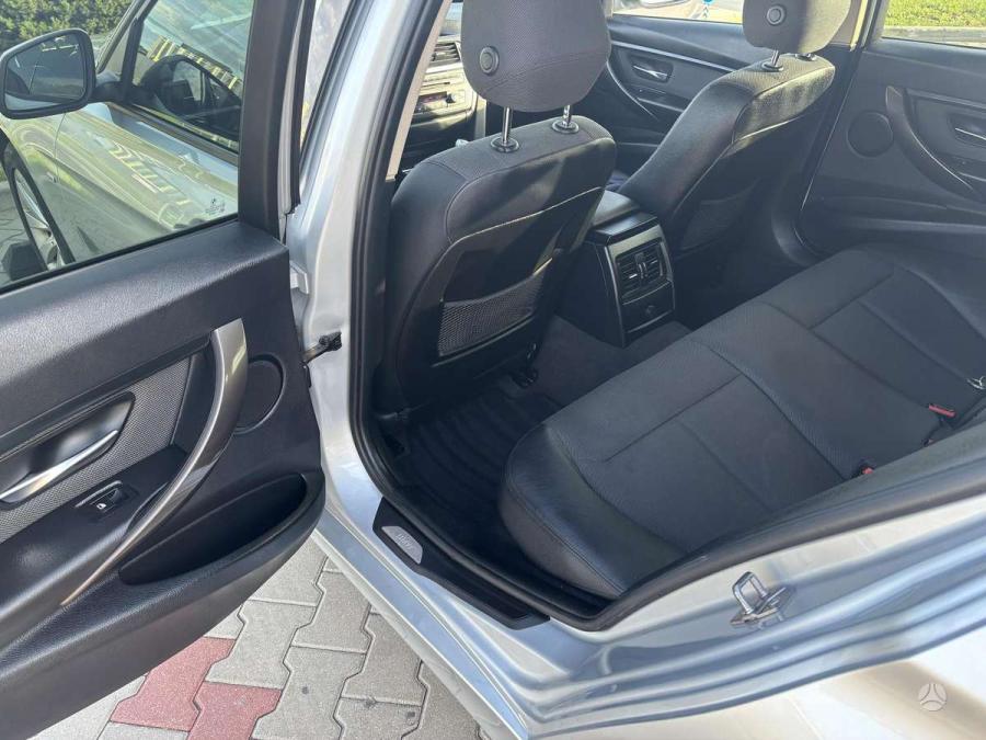Grey BMW 318 2014 in Vilnius, with an engine capacity of 2.00 L and mileage of 344 thousand km for 7700 €, photo 20 on AUTOMOTO.COM.LV