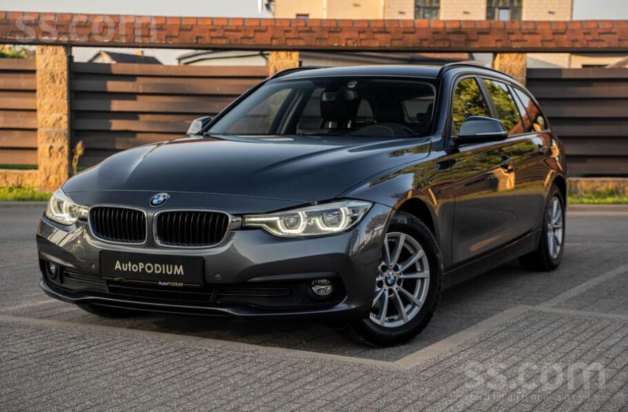 Grey BMW 318 2015 in Riga, with an engine capacity of 2.00 L and mileage of 252 thousand km for 9350 €, photo 1 on AUTOMOTO.COM.LV