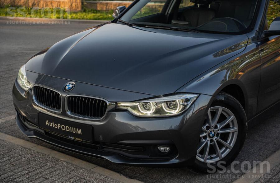 Grey BMW 318 2015 in Riga, with an engine capacity of 2.00 L and mileage of 252 thousand km for 9350 €, photo 3 on AUTOMOTO.COM.LV