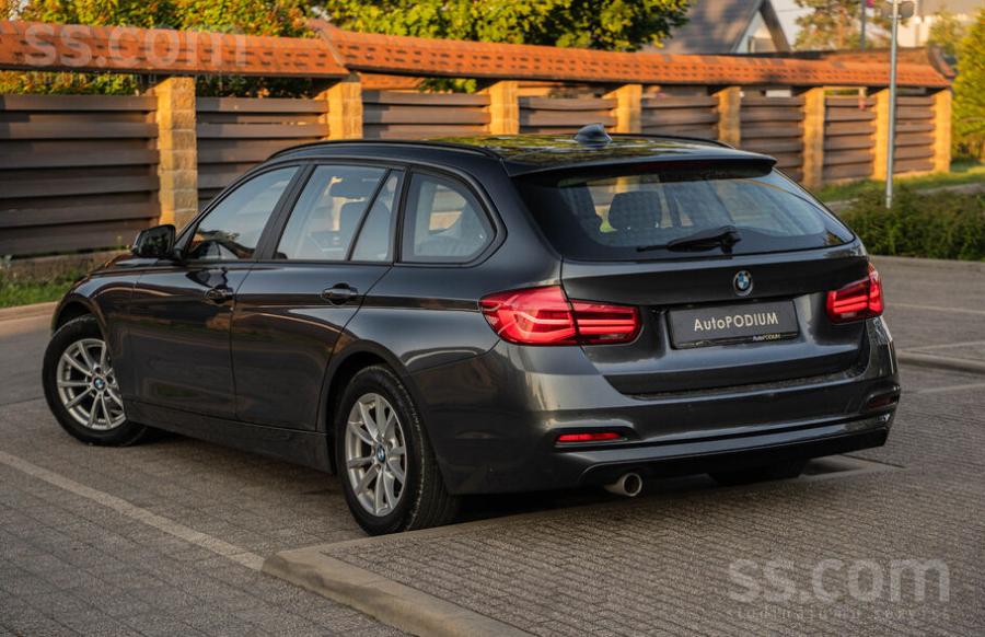 Grey BMW 318 2015 in Riga, with an engine capacity of 2.00 L and mileage of 252 thousand km for 9350 €, photo 5 on AUTOMOTO.COM.LV