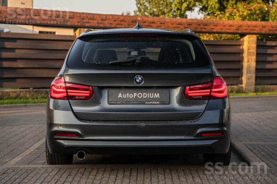 Grey BMW 318 2015 in Riga, with an engine capacity of 2.00 L and mileage of 252 thousand km for 9350 €, photo 7 on AUTOMOTO.COM.LV