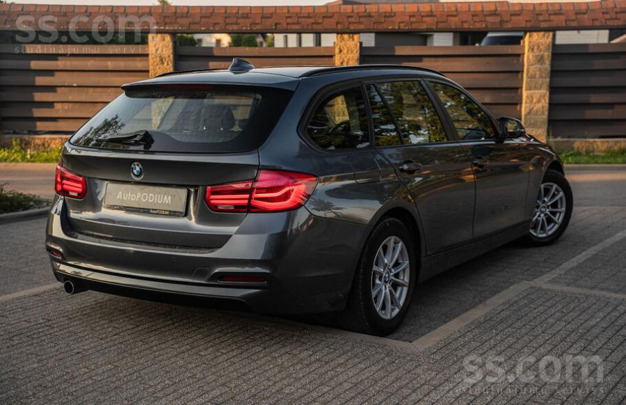 Grey BMW 318 2015 in Riga, with an engine capacity of 2.00 L and mileage of 252 thousand km for 9350 €, photo 8 on AUTOMOTO.COM.LV