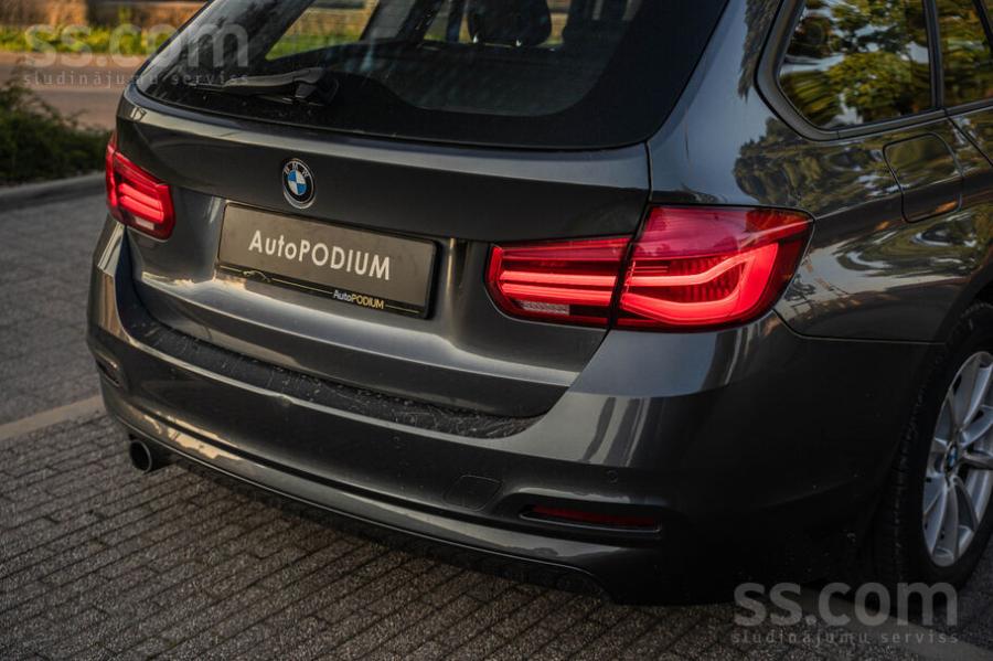Grey BMW 318 2015 in Riga, with an engine capacity of 2.00 L and mileage of 252 thousand km for 9350 €, photo 9 on AUTOMOTO.COM.LV