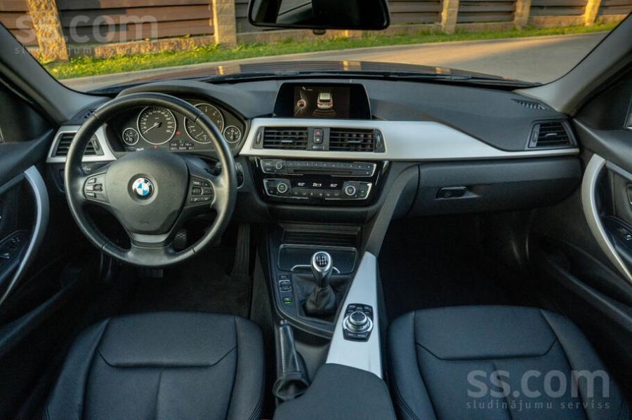 Grey BMW 318 2015 in Riga, with an engine capacity of 2.00 L and mileage of 252 thousand km for 9350 €, photo 13 on AUTOMOTO.COM.LV