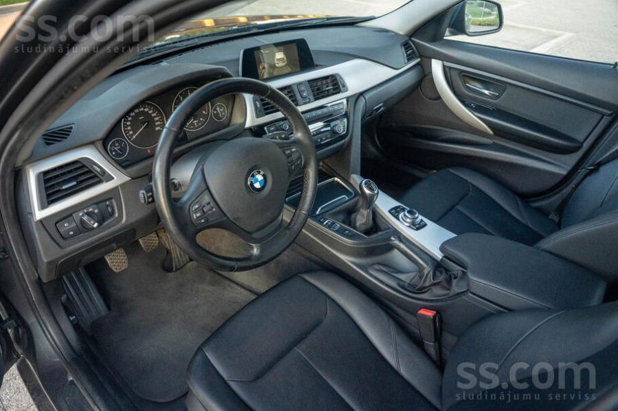 Grey BMW 318 2015 in Riga, with an engine capacity of 2.00 L and mileage of 252 thousand km for 9350 €, photo 16 on AUTOMOTO.COM.LV