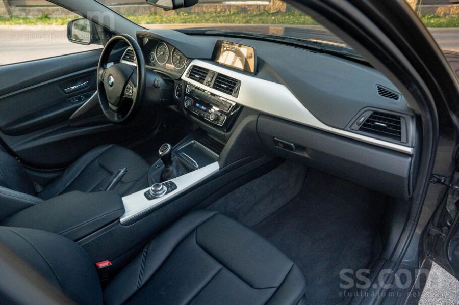 Grey BMW 318 2015 in Riga, with an engine capacity of 2.00 L and mileage of 252 thousand km for 9350 €, photo 28 on AUTOMOTO.COM.LV