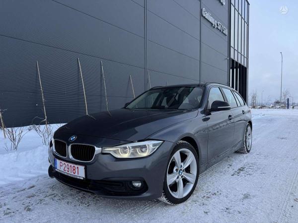 Grey BMW 318 2016 in Vilnius, with an engine capacity of 2.00 L and mileage of 215 thousand km for 10500 €, photo 1 on AUTOMOTO.COM.LV