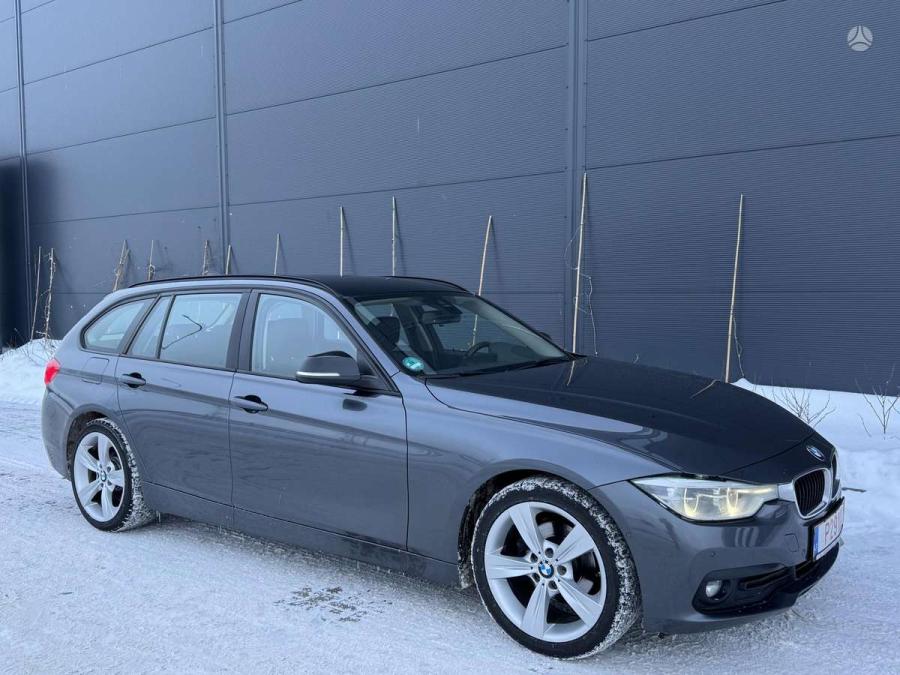 Grey BMW 318 2016 in Vilnius, with an engine capacity of 2.00 L and mileage of 215 thousand km for 10500 €, photo 2 on AUTOMOTO.COM.LV