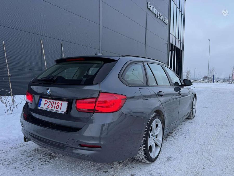Grey BMW 318 2016 in Vilnius, with an engine capacity of 2.00 L and mileage of 215 thousand km for 10500 €, photo 4 on AUTOMOTO.COM.LV