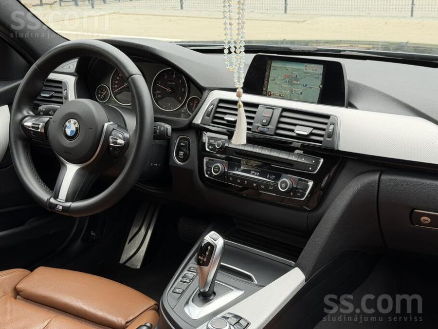 Grey BMW 318 2016 in Riga, with an engine capacity of 2.00 L and mileage of 307 thousand km for 13890 €, photo 10 on AUTOMOTO.COM.LV