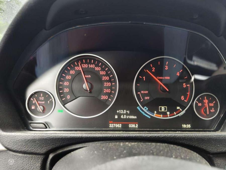 Pelēks BMW 318 2016 Viļņa, ar dzinēja tilpumu 2.00 L un nobraukumu 312 tūkst. km par 5950 €, foto 19 vietnē AUTOMOTO.COM.LV