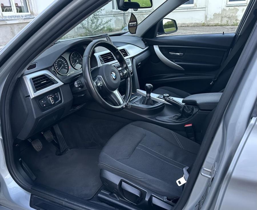 Grey BMW 318 2017 in Vilnius, with an engine capacity of 2.00 L and mileage of 265 thousand km for 7750 €, photo 15 on AUTOMOTO.COM.LV