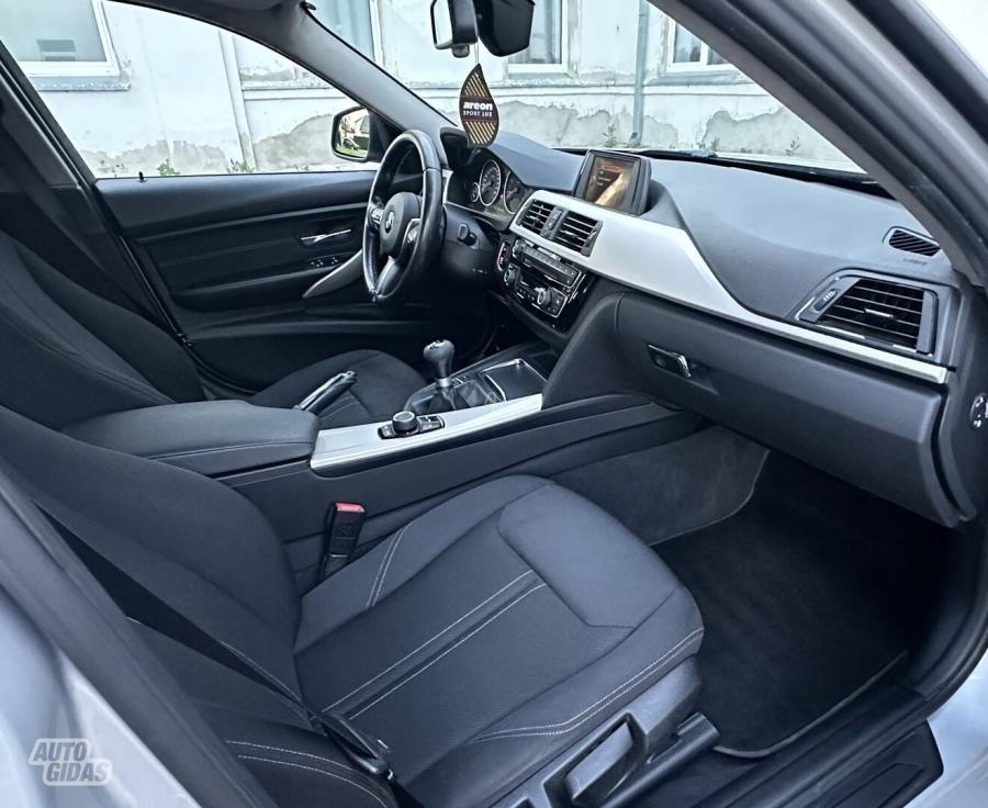 Grey BMW 318 2017 in Vilnius, with an engine capacity of 2.00 L and mileage of 265 thousand km for 7750 €, photo 16 on AUTOMOTO.COM.LV
