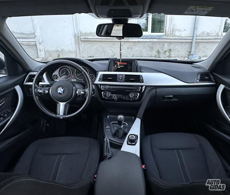 Grey BMW 318 2017 in Vilnius, with an engine capacity of 2.00 L and mileage of 265 thousand km for 7750 €, photo 20 on AUTOMOTO.COM.LV