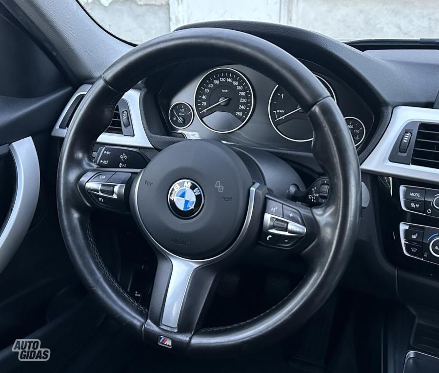 Grey BMW 318 2017 in Vilnius, with an engine capacity of 2.00 L and mileage of 265 thousand km for 7750 €, photo 22 on AUTOMOTO.COM.LV