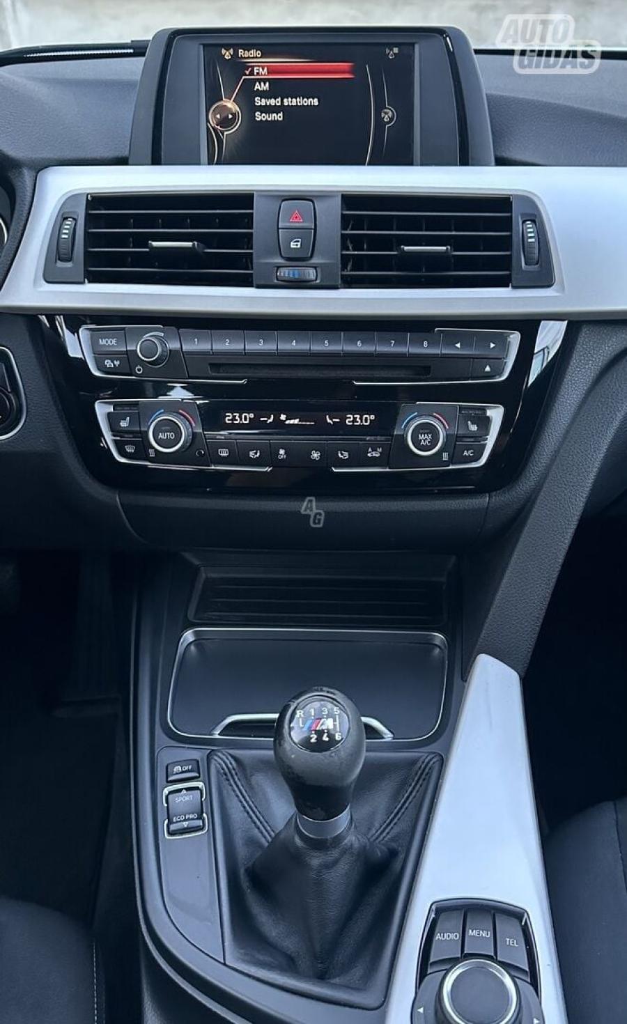 Grey BMW 318 2017 in Vilnius, with an engine capacity of 2.00 L and mileage of 265 thousand km for 7750 €, photo 23 on AUTOMOTO.COM.LV
