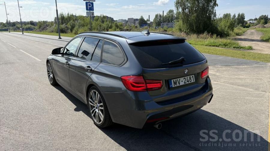 Grey BMW 318 2017 in Riga, with an engine capacity of 2.00 L and mileage of 250 thousand km for 13990 €, photo 4 on AUTOMOTO.COM.LV