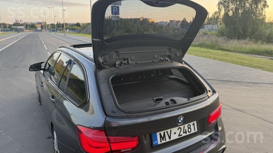 Grey BMW 318 2017 in Riga, with an engine capacity of 2.00 L and mileage of 250 thousand km for 13990 €, photo 15 on AUTOMOTO.COM.LV