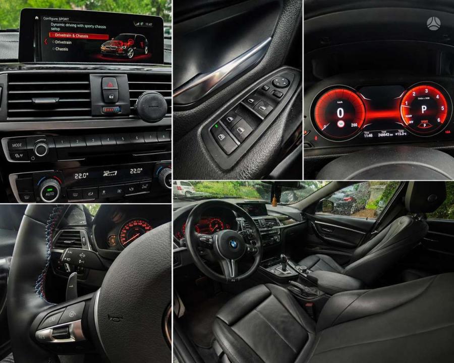 Grey BMW 318 2018 in Kaunas, with an engine capacity of 2.00 L and mileage of 244 thousand km for 11800 €, photo 3 on AUTOMOTO.COM.LV