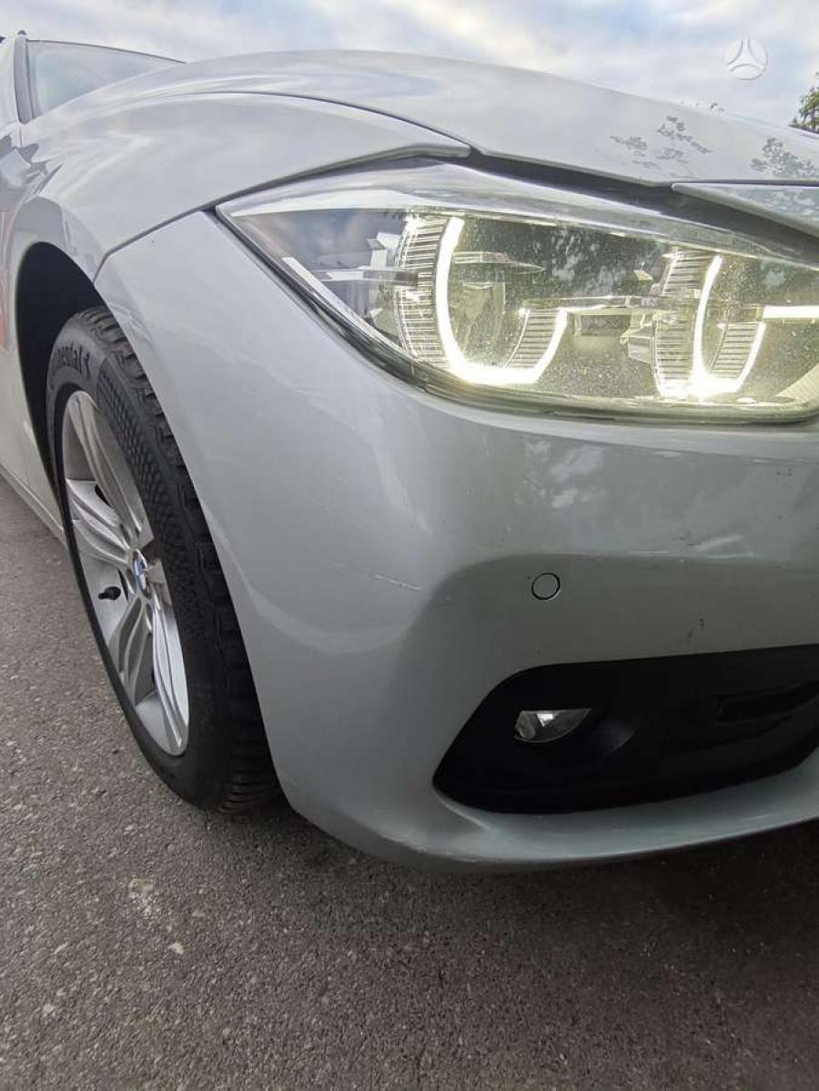 Grey BMW 318 2018 in Kaunas, with an engine capacity of 2.00 L and mileage of 244 thousand km for 11800 €, photo 6 on AUTOMOTO.COM.LV