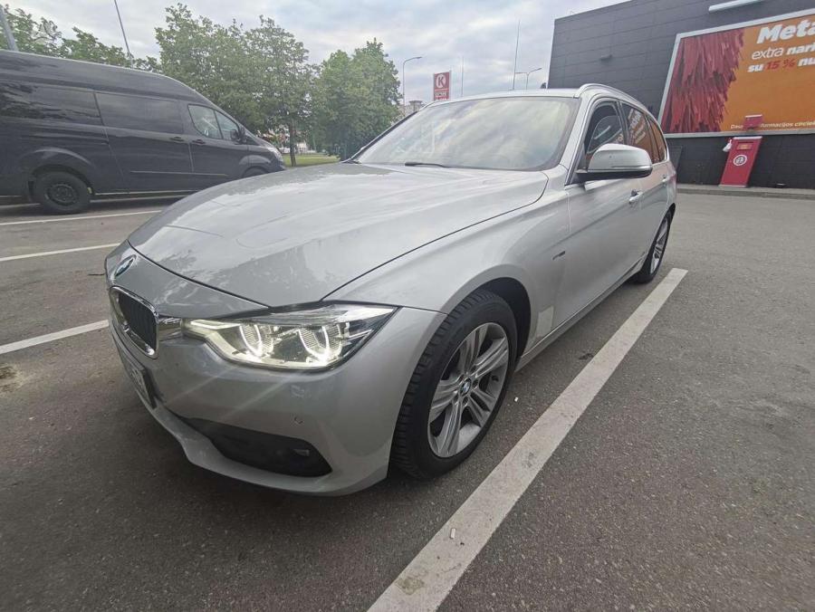 Grey BMW 318 2018 in Kaunas, with an engine capacity of 2.00 L and mileage of 244 thousand km for 11800 €, photo 8 on AUTOMOTO.COM.LV