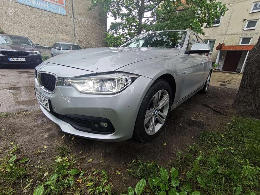Grey BMW 318 2018 in Kaunas, with an engine capacity of 2.00 L and mileage of 244 thousand km for 11800 €, photo 10 on AUTOMOTO.COM.LV