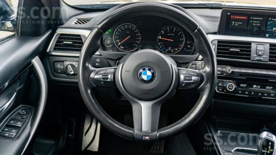 Pelēks BMW 318 2019 Rīga, ar dzinēja tilpumu 1.50 L un nobraukumu 186 tūkst. km par 14990 €, foto 14 vietnē AUTOMOTO.COM.LV