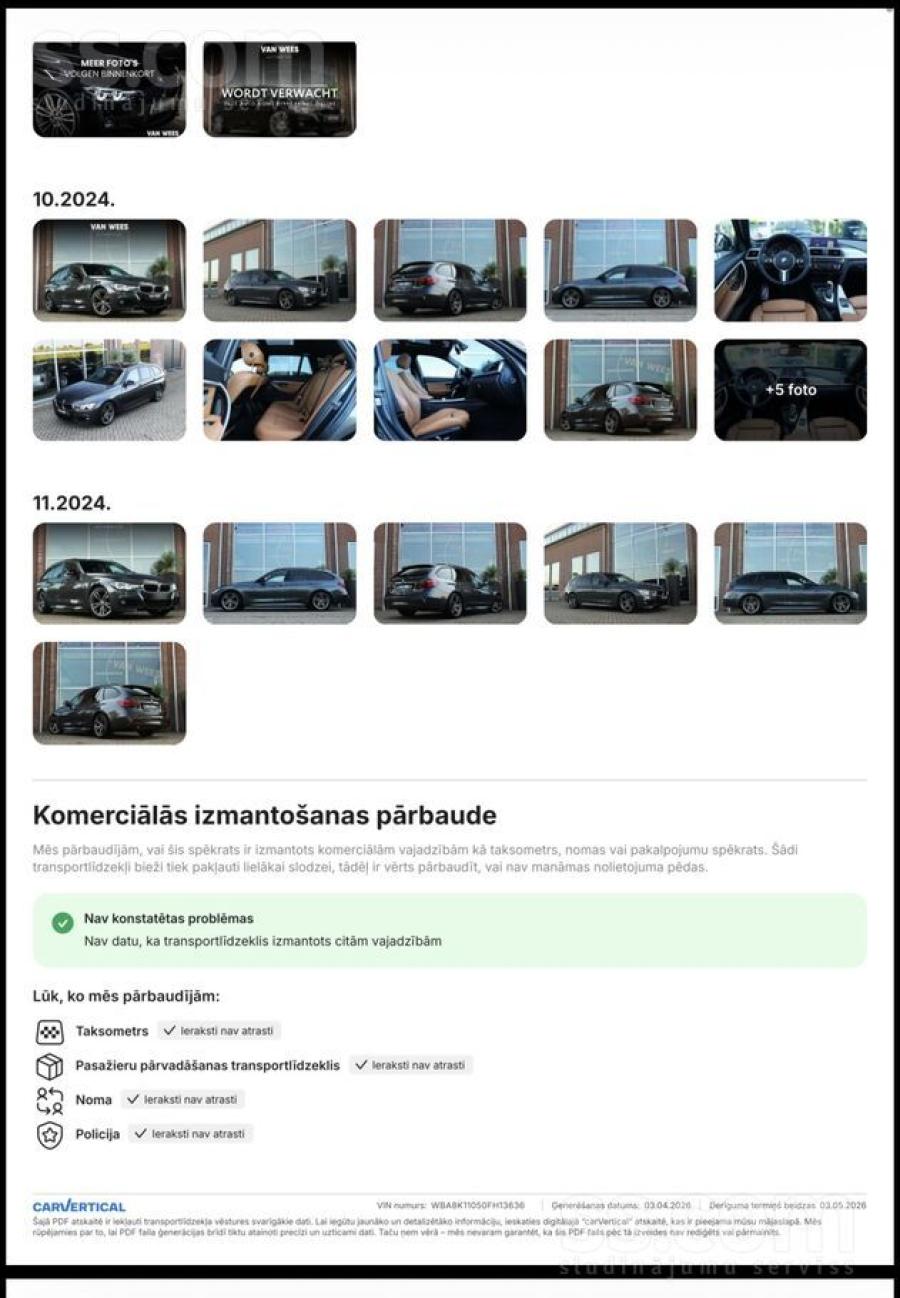 Серый БМВ 318 2019 в Лимбажи, объемом двигателя 1.50 л и пробегом 177 тыс. км за 17390 €, фото 31 на AUTOMOTO.COM.LV