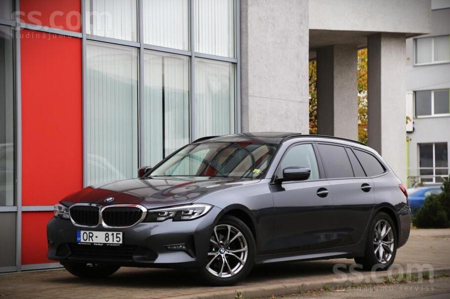 Grey BMW 318 2020 in Riga, with an engine capacity of 2.00 L and mileage of 225 thousand km for 18995 €, photo 1 on AUTOMOTO.COM.LV