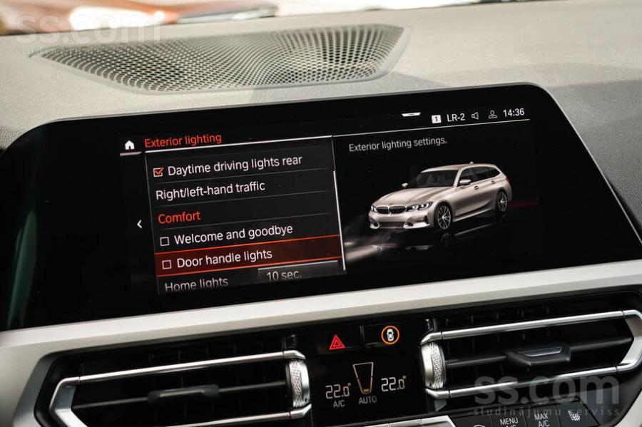 Pelēks BMW 318 2021 Tukums, ar dzinēja tilpumu 2.00 L un nobraukumu 216 tūkst. km par 16790 €, foto 21 vietnē AUTOMOTO.COM.LV
