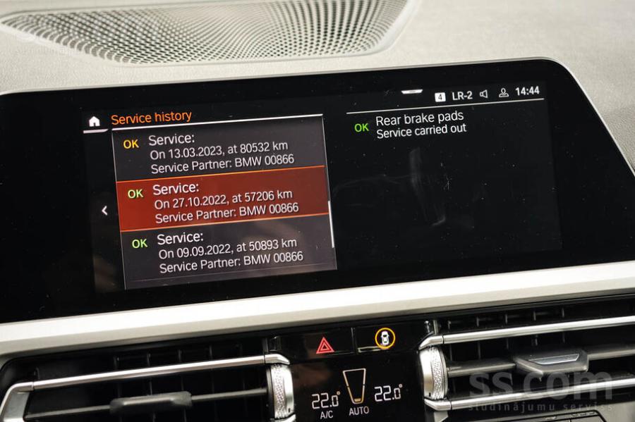 Pelēks BMW 318 2021 Tukums, ar dzinēja tilpumu 2.00 L un nobraukumu 216 tūkst. km par 16790 €, foto 23 vietnē AUTOMOTO.COM.LV