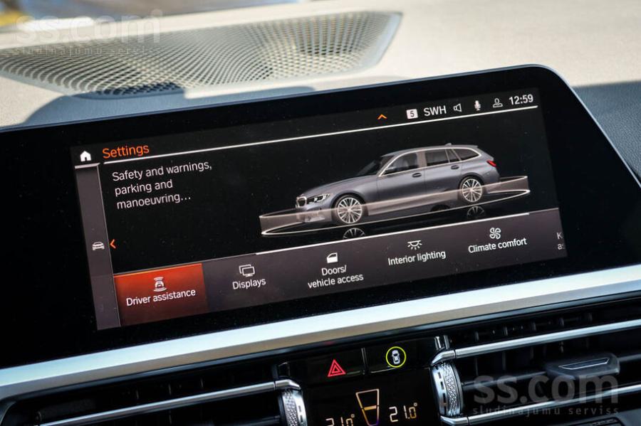 Pelēks BMW 318 2021 Tukums, ar dzinēja tilpumu 2.00 L un nobraukumu 198 tūkst. km par 16790 €, foto 15 vietnē AUTOMOTO.COM.LV