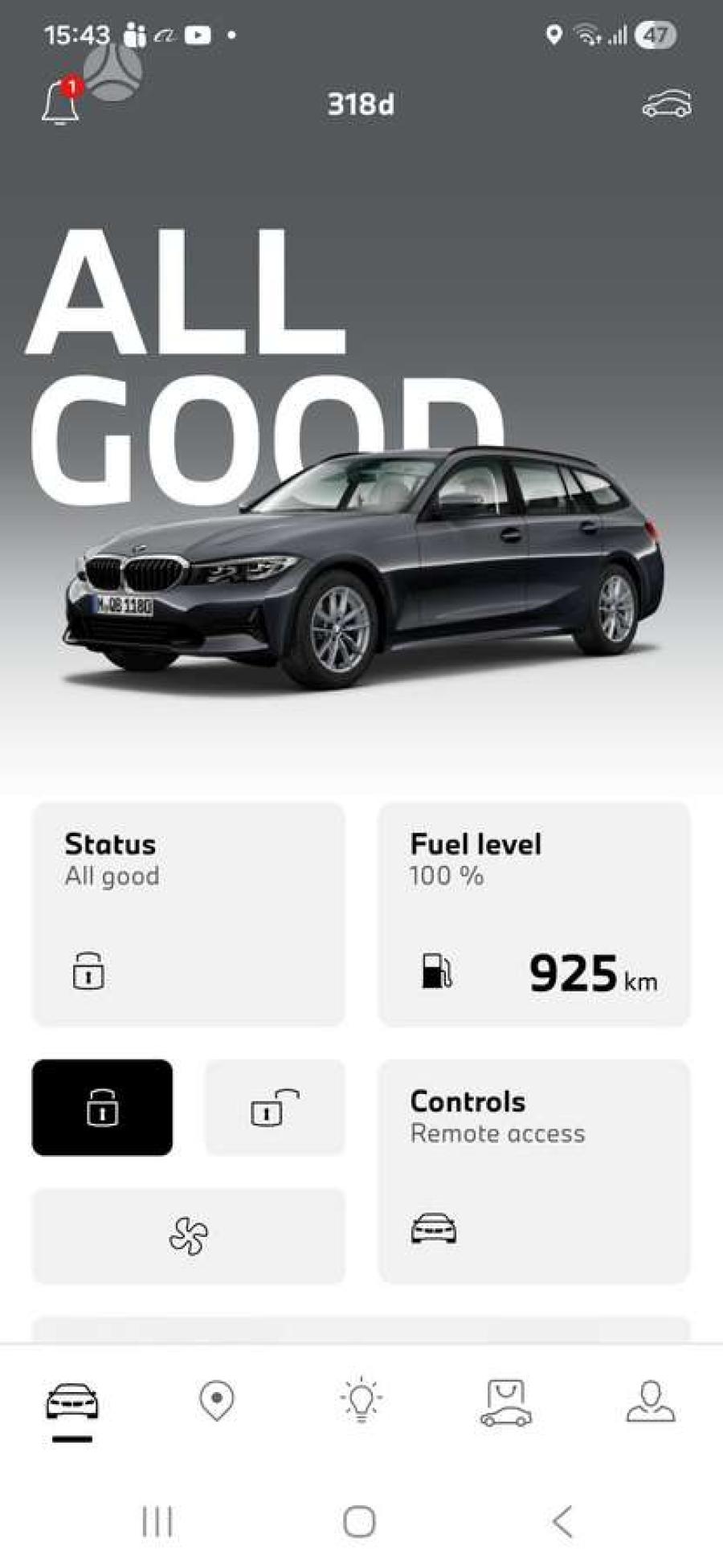 Pelēks BMW 318 2021 Jonava, ar dzinēja tilpumu 2.00 L un nobraukumu 236 tūkst. km par 16500 €, foto 13 vietnē AUTOMOTO.COM.LV