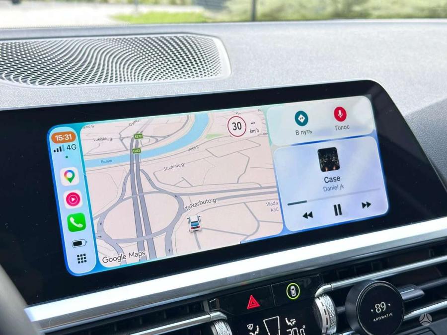 Pelēks BMW 318 2021 Viļņa, ar dzinēja tilpumu 2.00 L un nobraukumu 276 tūkst. km par 15400 €, foto 9 vietnē AUTOMOTO.COM.LV