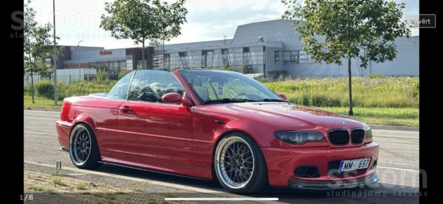 Red BMW 318 2004 in Riga, with an engine capacity of 2.50 L and mileage of 334 thousand km for 11000 €, photo 3 on AUTOMOTO.COM.LV
