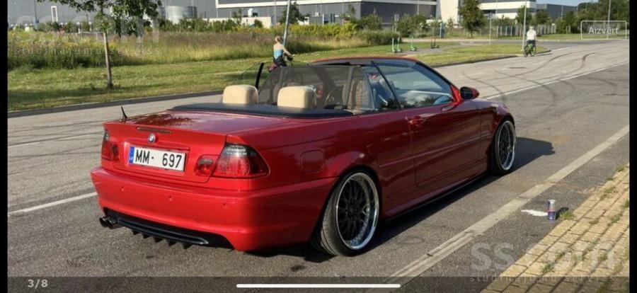 Red BMW 318 2004 in Riga, with an engine capacity of 2.50 L and mileage of 334 thousand km for 11000 €, photo 4 on AUTOMOTO.COM.LV
