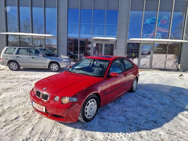 Sarkans BMW 318 2002 Viļņa, ar dzinēja tilpumu 1.90 L un nobraukumu 182 tūkst. km par 1750 €, foto 1 vietnē AUTOMOTO.COM.LV