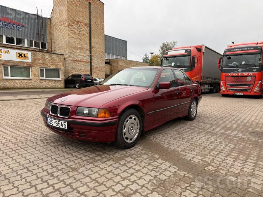 Красный БМВ 318 1991 в Рига, объемом двигателя 1.80 л и пробегом 345 тыс. км за 2599 €, фото 4 на AUTOMOTO.COM.LV