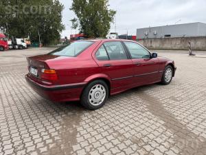 Красный БМВ 318 1991 в Рига, объемом двигателя 1.80 л и пробегом 345 тыс. км за 2599 €, фото 7 на AUTOMOTO.COM.LV
