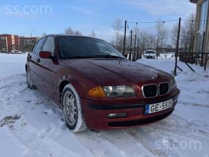 Red BMW 318 1998 in Riga, with an engine capacity of 1.90 L and mileage of 253 thousand km for 1650 €, photo  on AUTOMOTO.COM.LV