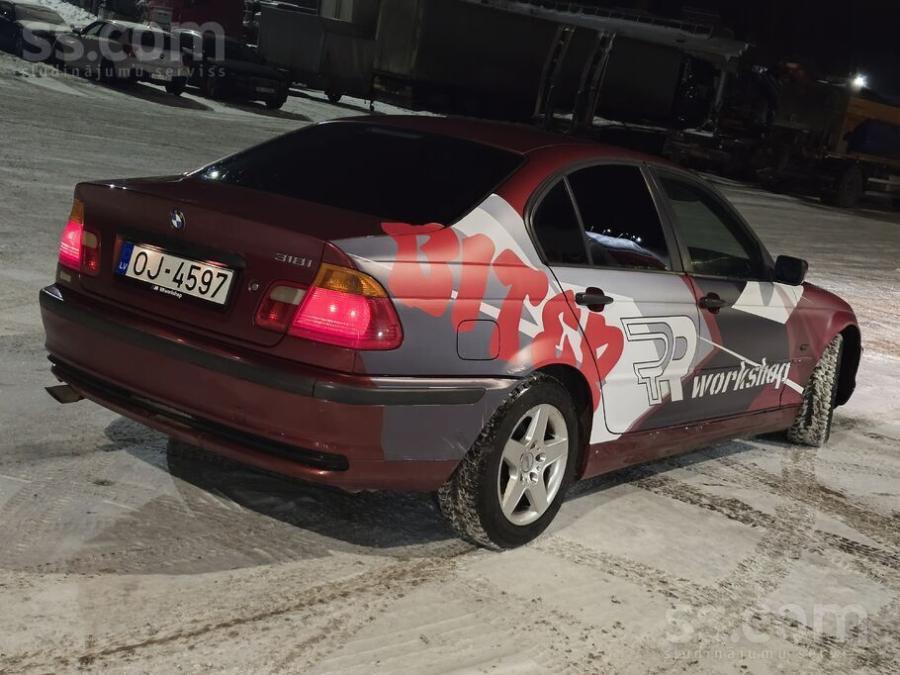 Красный БМВ 318 1998 в Цесис, объемом двигателя 1.80 л и пробегом 224 тыс. км за 1500 €, фото 7 на AUTOMOTO.COM.LV