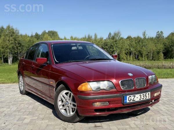Красный БМВ 318 1998 в Цесис, объемом двигателя 1.80 л и пробегом 227 тыс. км за 1350 €, фото 1 на AUTOMOTO.COM.LV