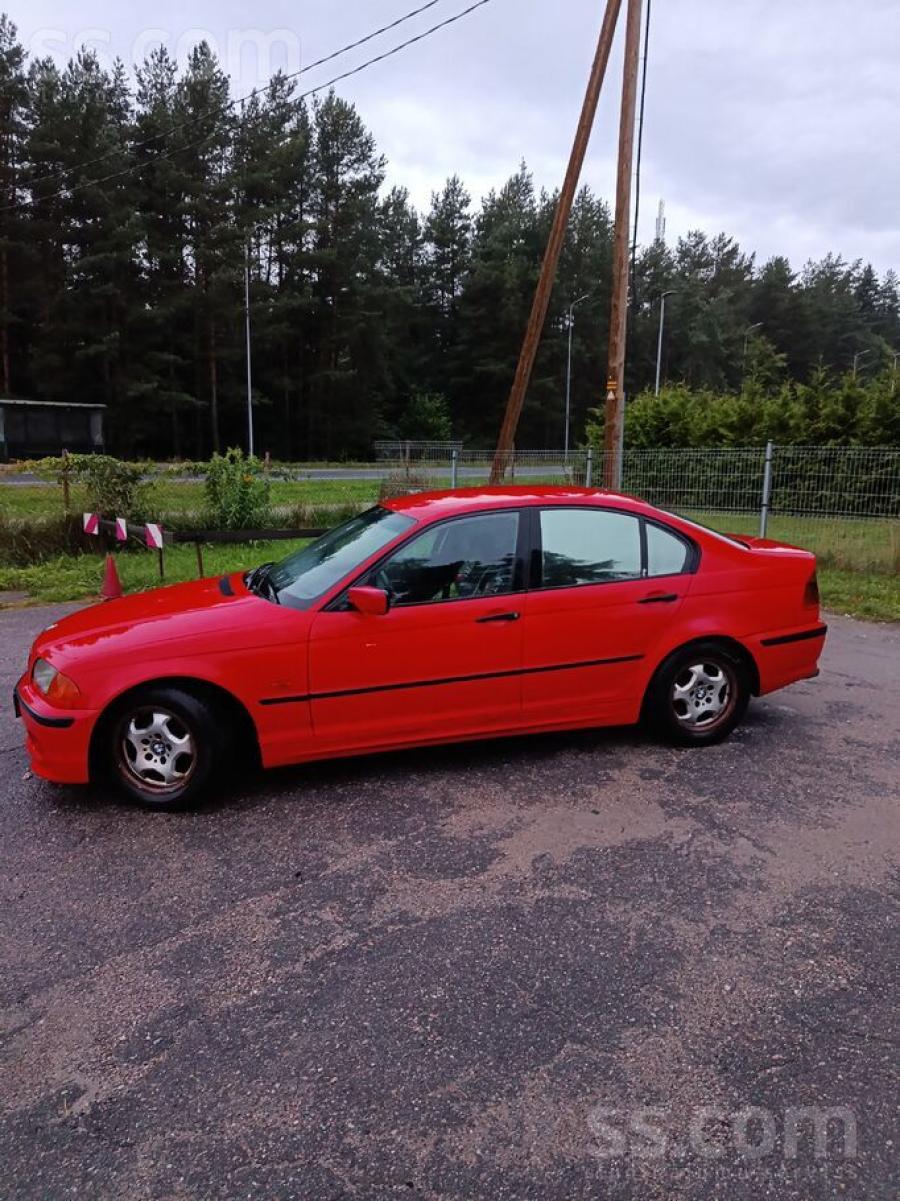 Red BMW 318 1998 in Riga, with an engine capacity of 1.90 L and mileage of 416 thousand km for 1680 €, photo 3 on AUTOMOTO.COM.LV