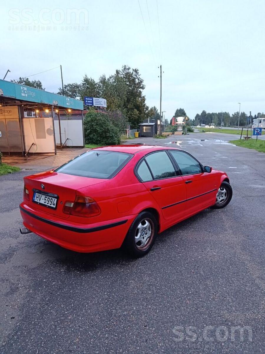 Red BMW 318 1998 in Riga, with an engine capacity of 1.90 L and mileage of 416 thousand km for 1680 €, photo 6 on AUTOMOTO.COM.LV